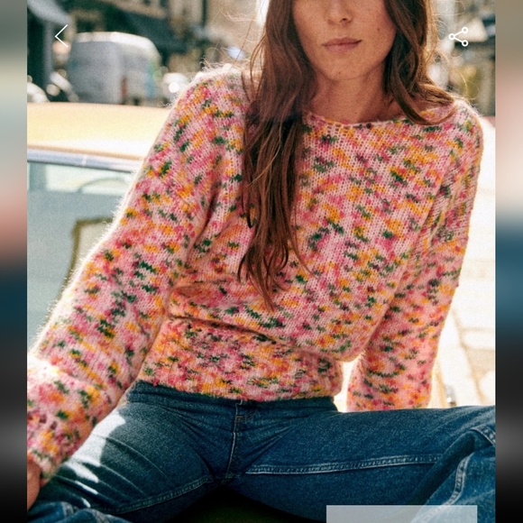 Sezane | Sweaters | Sezane Livia Longsleeved Worn 2 Ways Jumper | Poshmark